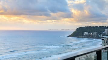 Vista para a praia ou o mar