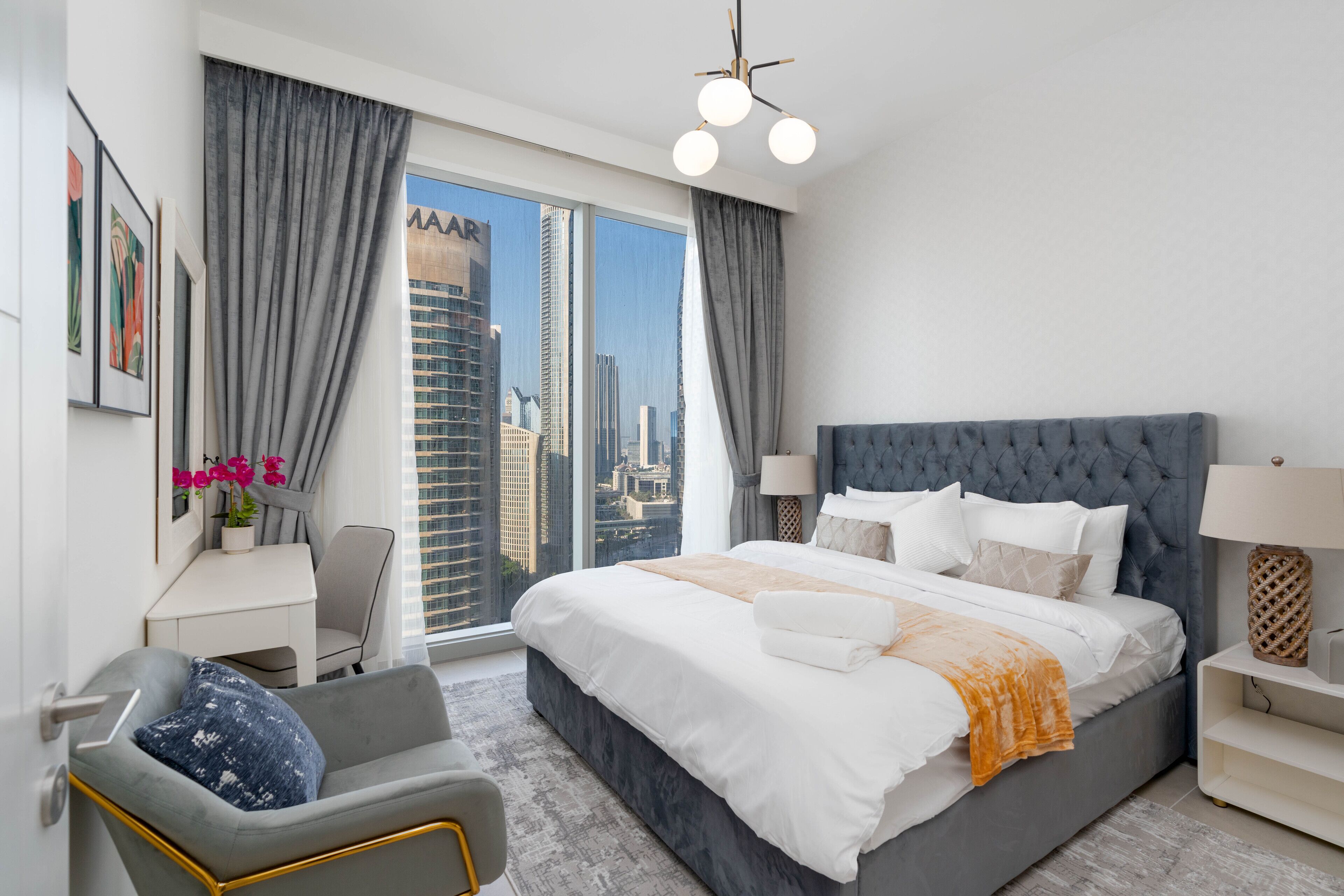 Apartamento design, sacada, vista para o mar | 2 quartos, individualmente mobiliados, ferros/tábuas de passar roupa
