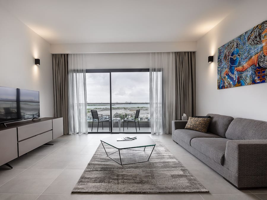 Apartamento superior | Ărea de estar | Smart TV, Netflix, serviços de streaming