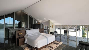 Casa Exclusiva, 1 cama king-size, não fumadores, pátio | 1 quarto, cofre no quarto, cortinas/cortinados opacos, Wi-fi grátis