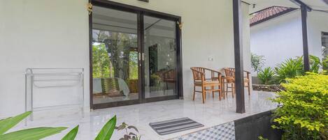 Quarto luxo | Terraço/pátio