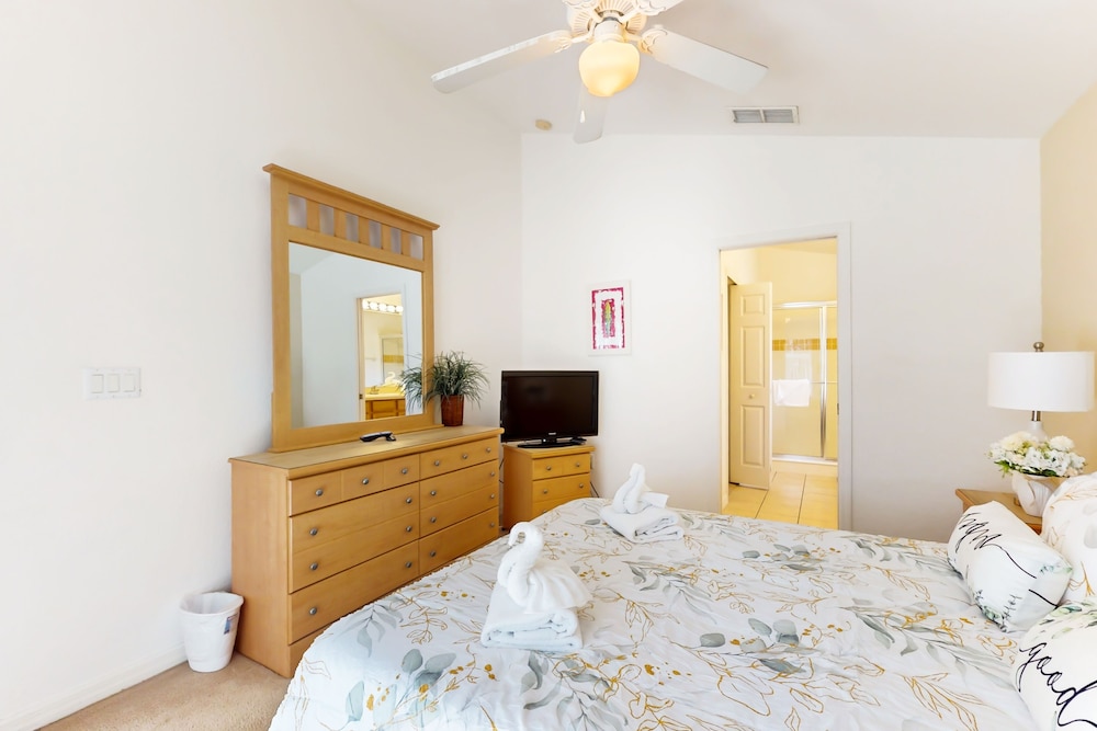 Snowbird-friendly Home With Private Pool, Spa, Game Room, Tennis, Basketball, Ac - Davenport, FL
