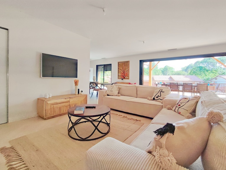 Dans Un Cadre Exeptionnel Chalet Le Petit Nice à 2 Pas Du Lac 4 Ch. 8 Pers. - Landes