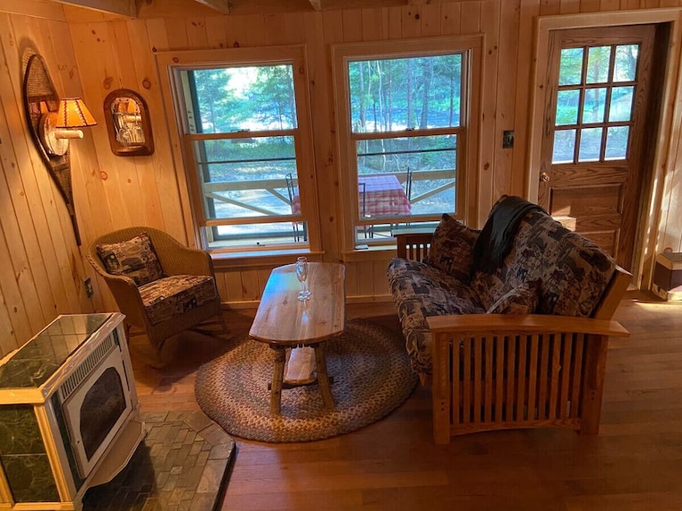 Secluded River Overlook Cabin On 160 Acres - State of New York