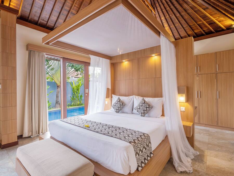 Villa, 1 quarto, piscina privativa | Vista do quarto