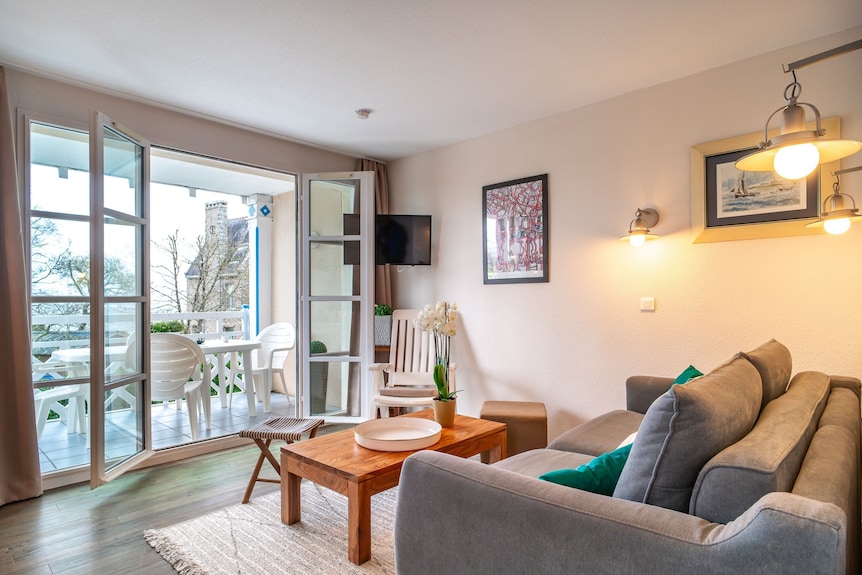 Penfret - Appt Avec Piscine, Vue Mer, Plage à 50m - Bénodet