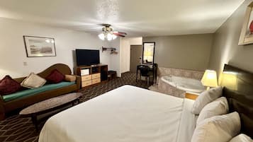 Suite Standard, 1 cama king-size, não fumadores, banheira de hidromassagem grande | Wi-fi grátis