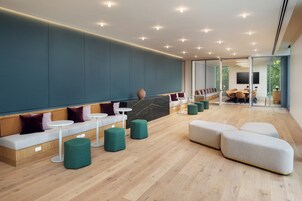 Roupas de cama premium, edredons de pluma, cofres nos quartos