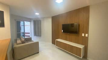 Apartamento básico | 1 quarto, ferros/tábuas de passar roupa, Wi-Fi de cortesia
