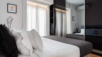 Apartamento de Luxo | 2 quartos, lençóis de algodão egípcio, roupa de alta qualidade