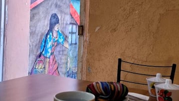 Opções para refeição no quarto