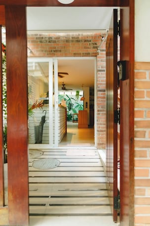 Receção. Palace Beach Hostel