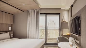 Quarto superior, vista para a cidade | Vista do quarto