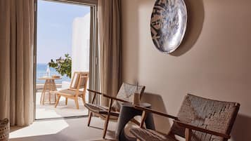 Deluxe Suite with Sea View | Sala de estar