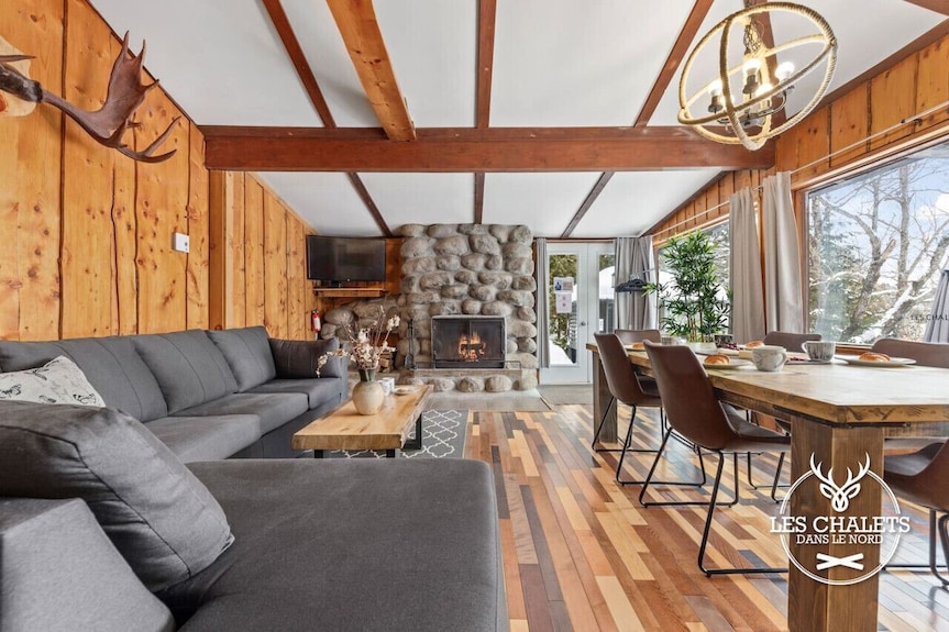 Le1605 - Spa Et Plage - Les Chalets Dans Le Nord - Laurentides