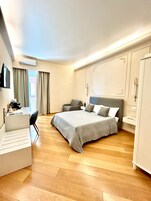 Quarto, vista para o mar | Lençóis de algodão egípcio, roupa de alta qualidade 