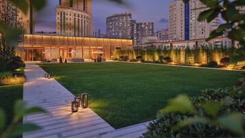 Espaço exterior para banquetes