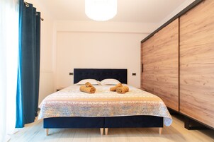 Apartamento, 2 quartos | Roupa hipoalergénica, com decoração personalizada 