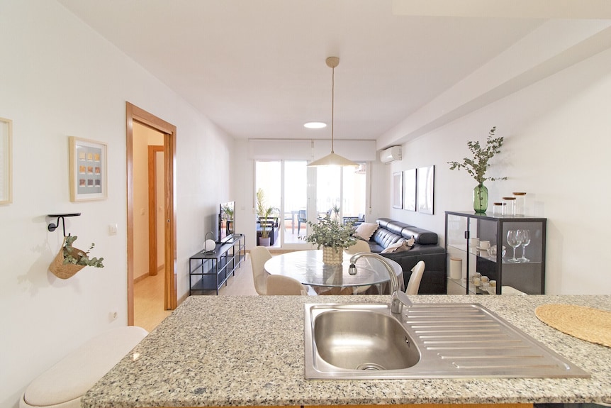 Global Vacacional: Apartamento Con Piscina Y Terraza En La Playa De Canet - Sagunto