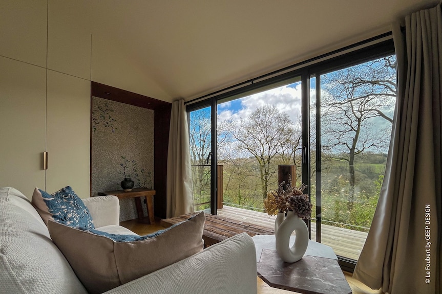 Le Foubert : Chalet Luxueux Avec Vue Imprenable Sur Saint-céneri-le-gérei - Normandië