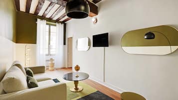 Apartamento Comfort (1G) | Sala de estar | Televisor