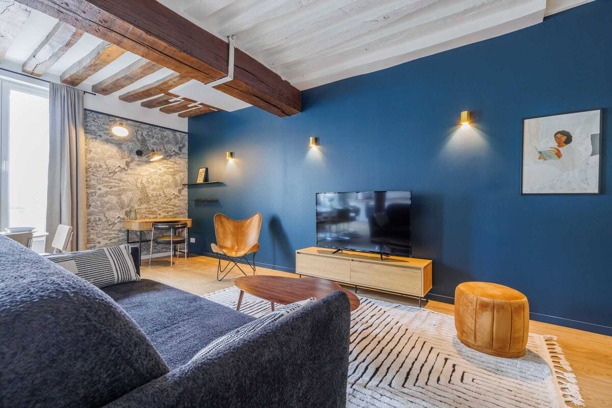 Apartamento Premium (1D) | Sala de estar | Televisor