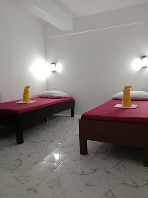 Quarto Duplo Deluxe, vista para o jardim | Secretária, Wi-fi grátis