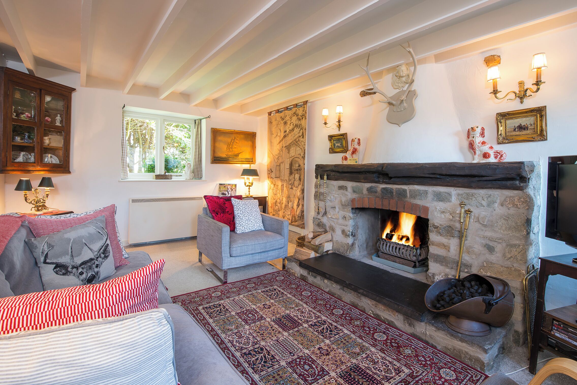 Honeysuckle Cottage, Holiday Cottage Lochvane, Nr Solva, Sleeps 5, 2 Bedrooms,  Bathrooms - Solva