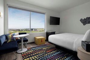 Roupa de alta qualidade, cofre no quarto, cortinas/cortinados opacos 