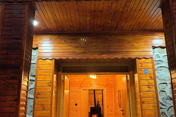 Entrada do alojamento