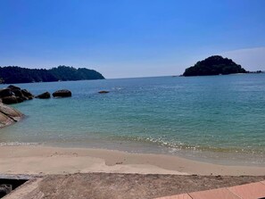 Vista para a praia ou o mar