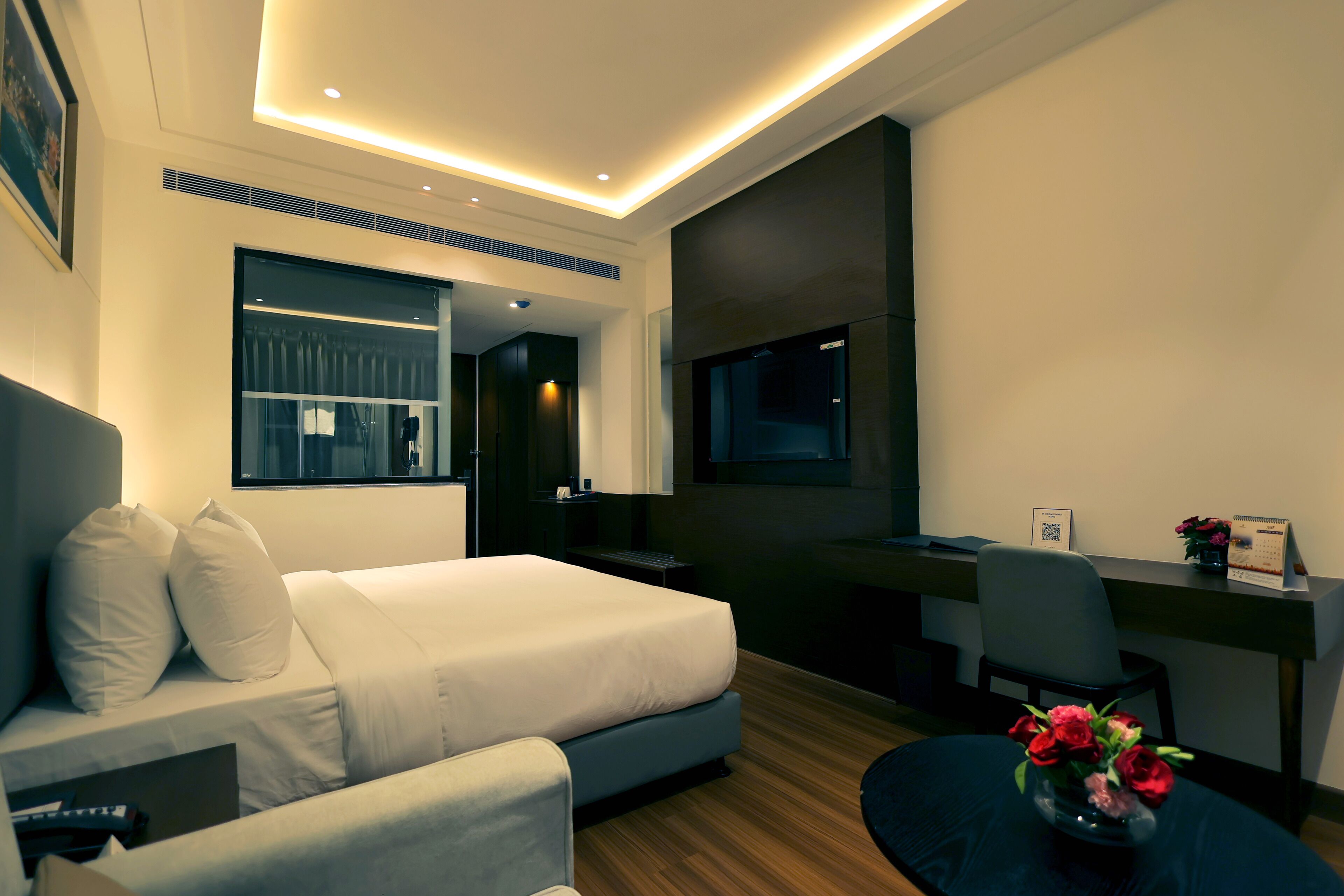 Minibar, quartos insonorizados, ferro/tábua de engomar, Wi-fi grátis 