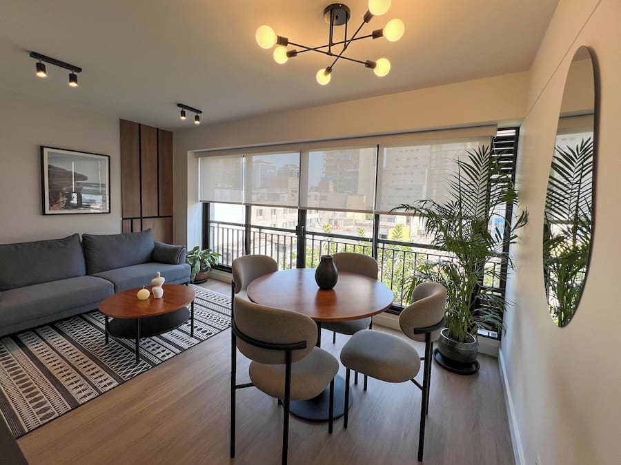 Apartamento, 2 quartos (603) | Área de estar | Smart TV