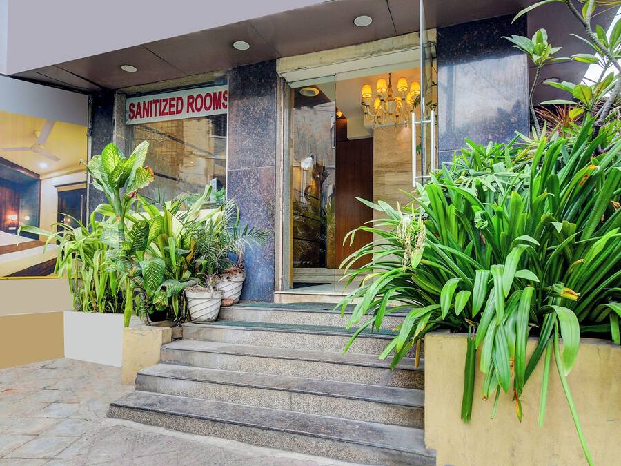 Entrada do alojamento