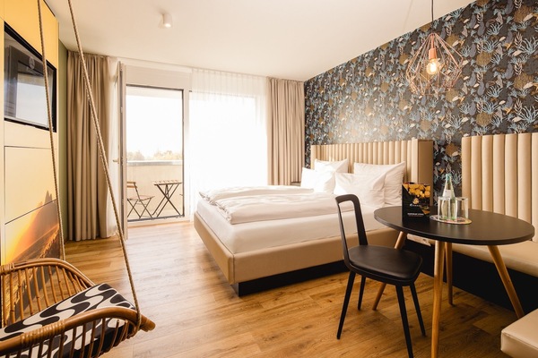 Apartment Copacabana, Balkon | Roupas de cama antialérgicas, cofres nos quartos, escrivaninha