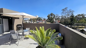 Terraço no piso superior