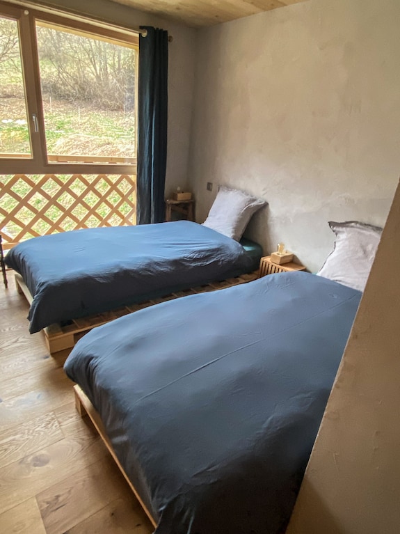 Chambre D'hôtes Twin Avec Vue Jardin Et Montagne - Haute-Savoie