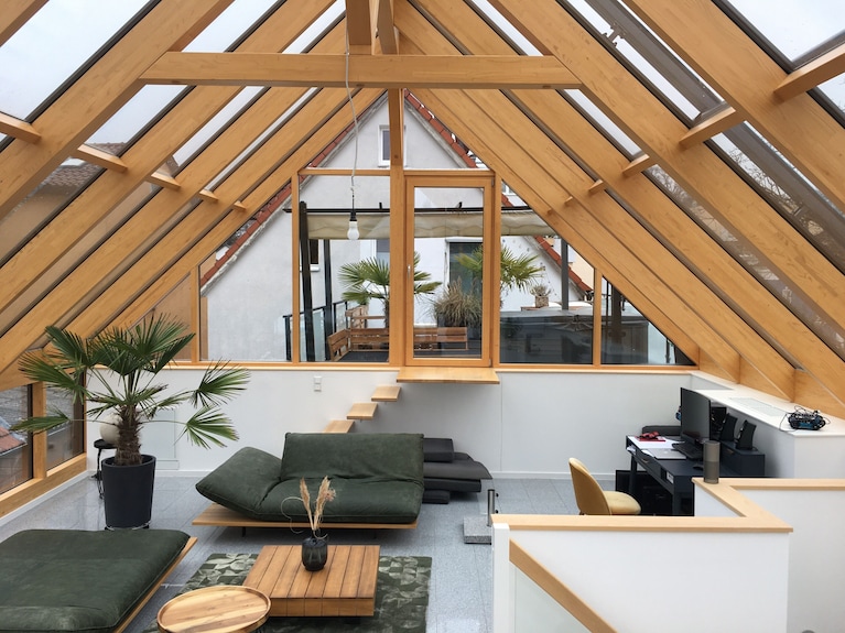 Apartment 'Traumhaftes Loft Wintergarten' With Shared Terrace, Wi-fi And Air Conditioning - Nuremberg
