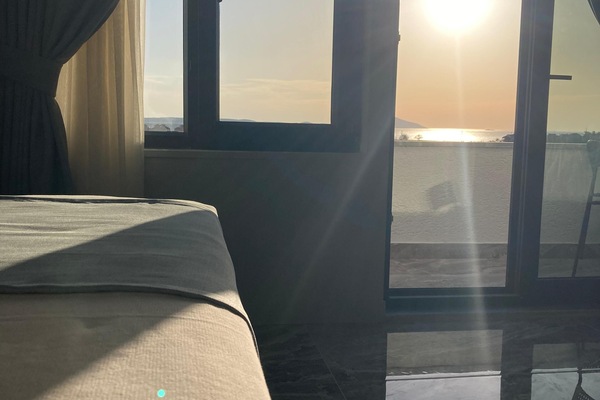 Cobertura exclusiva, vista para o mar | Roupas de cama premium, individualmente decorados