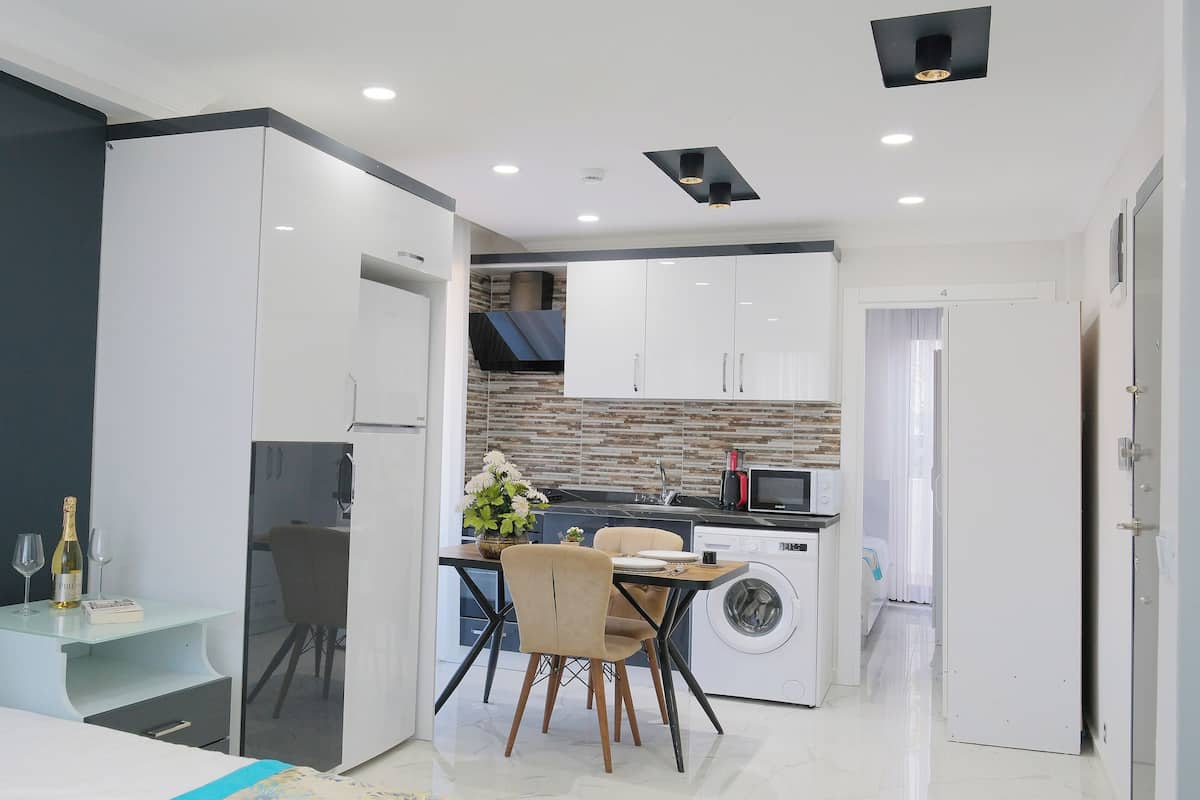 Apartamento Clássico, 2 quartos | Quartos insonorizados, Wi-fi grátis, roupa de cama fornecida