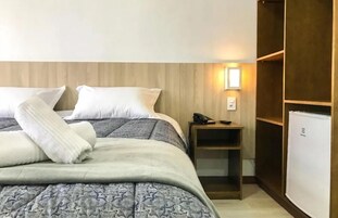 Quarto casal superior | Frigobar, quartos à prova de som, Wi-Fi de cortesia, roupa de cama