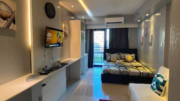 1 quarto, escrivaninha, cortinas blackout, Wi-Fi de cortesia