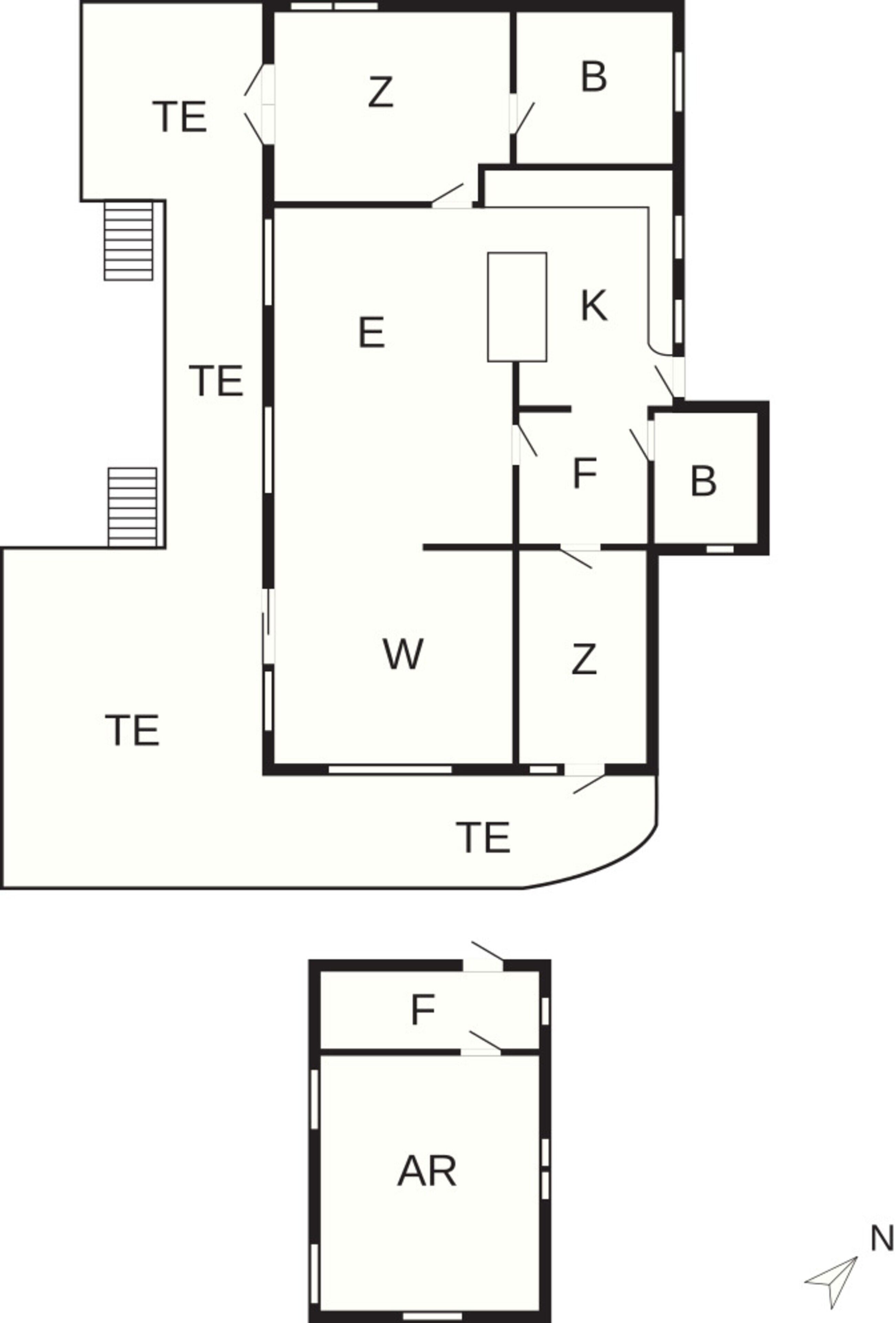 Casa | Planta do andar