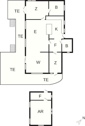 Casa | Planta do andar