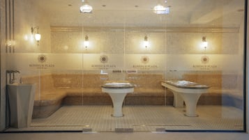 Sauna seca, sauna a vapor, massagens tailandesas, massagens