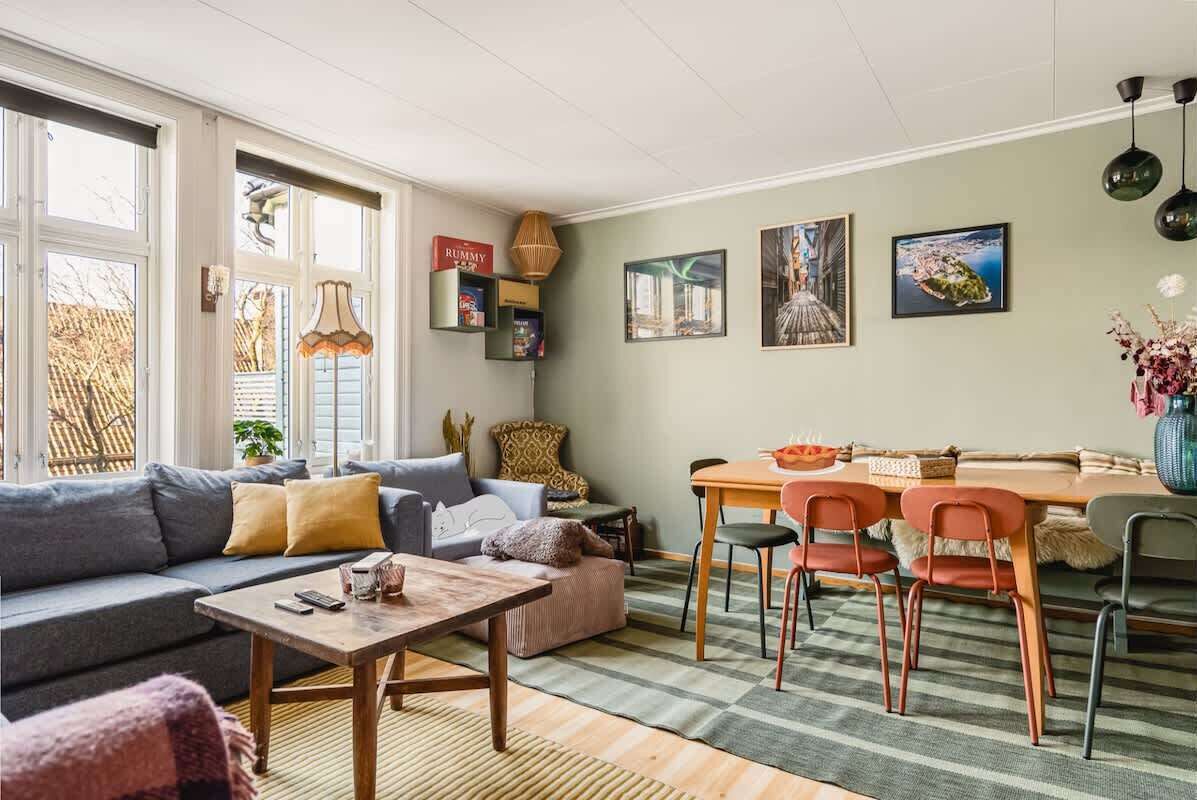 Historical House W Private Patio - 550m From Bryggen - Bergen