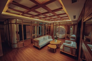 Sala(s) para tratamentos a casais, sauna, tratamentos corporais 