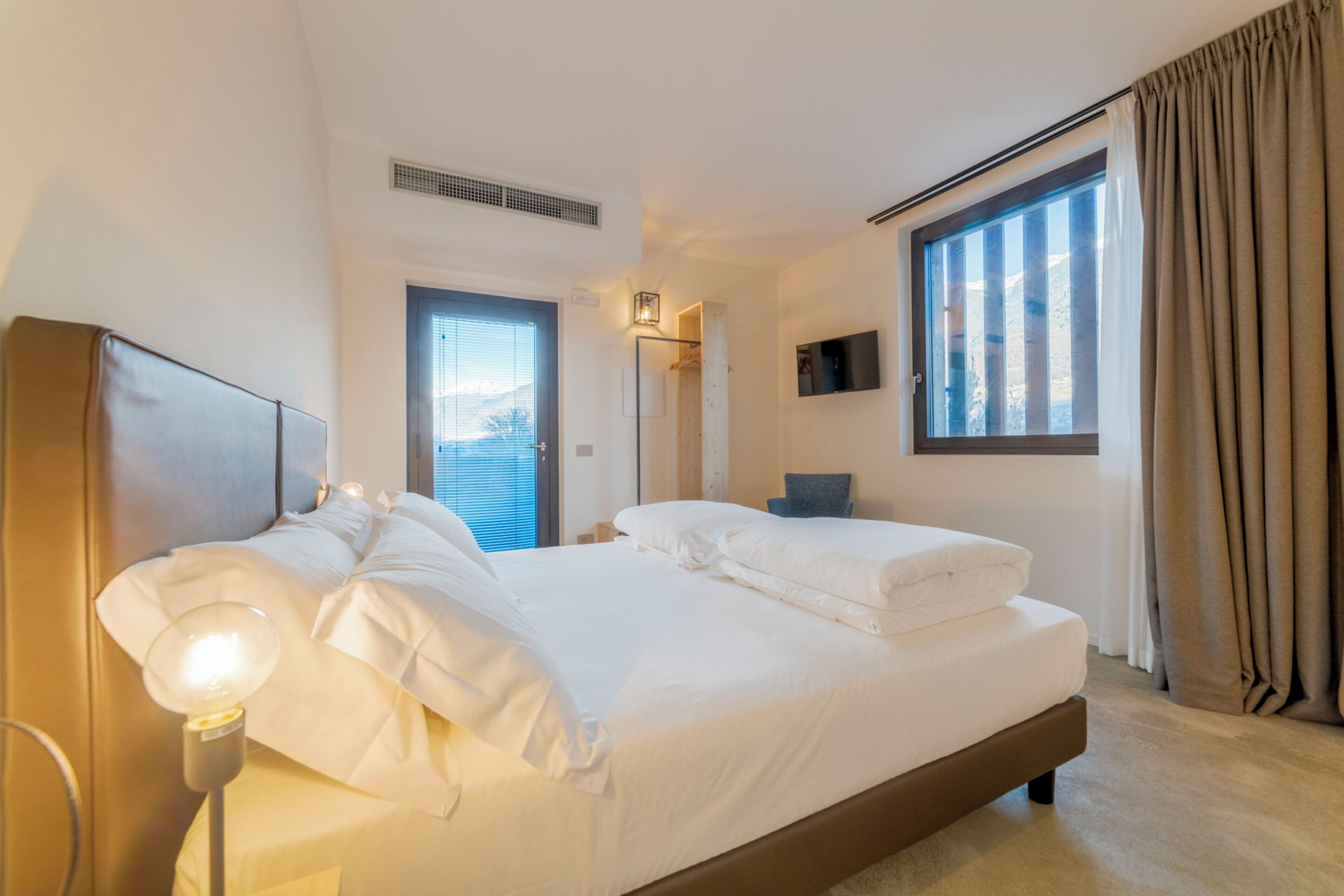 Camera Classic Matrimoniale/Doppia con Letti Singoli con Vista Montagna | Wi-fi grátis, roupa de cama fornecida 