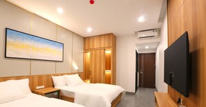 Quarto Duplo ou Twin Executivo, Vista para a cidade | 1 quarto, com decoração personalizada, com mobília individualizada 