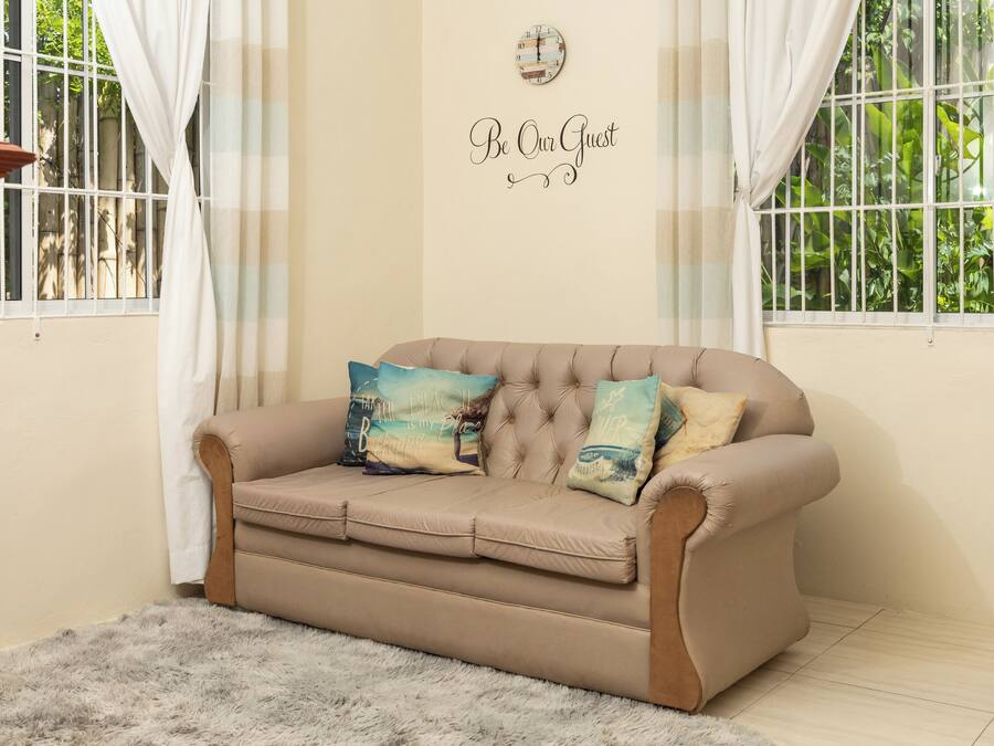 Casa de Campo, 1 quarto, pátio, junto à praia | Sala de estar